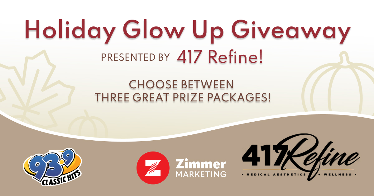 Holiday Glow Up Giveaway - Classic Hits 93.9 - KJMK
